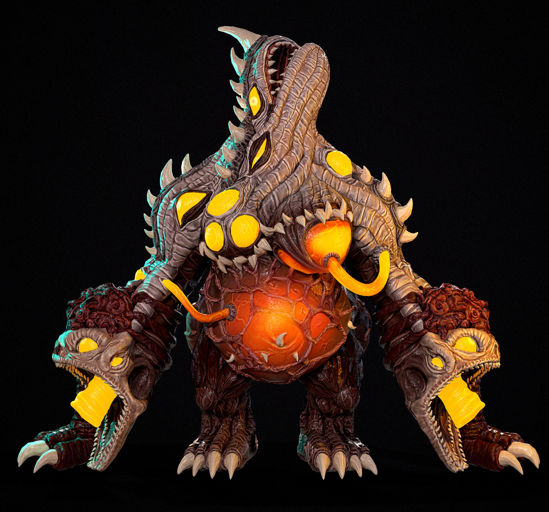 ArtStation - Biolife-Toothshooter Ingame model