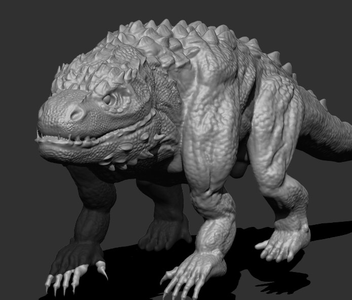 ArtStation - Zbrush Reptile #2