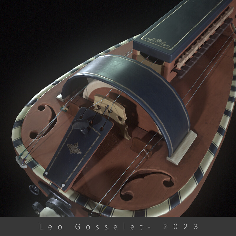 ArtStation - Hurdy Gurdy - Game Ready 3D Model