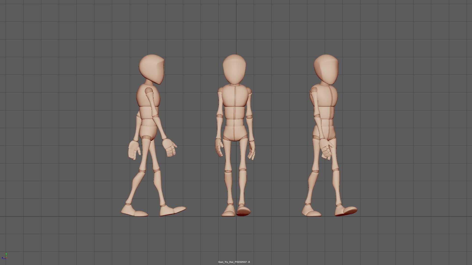 ArtStation - Normal Walk Cycle And Jump Animation