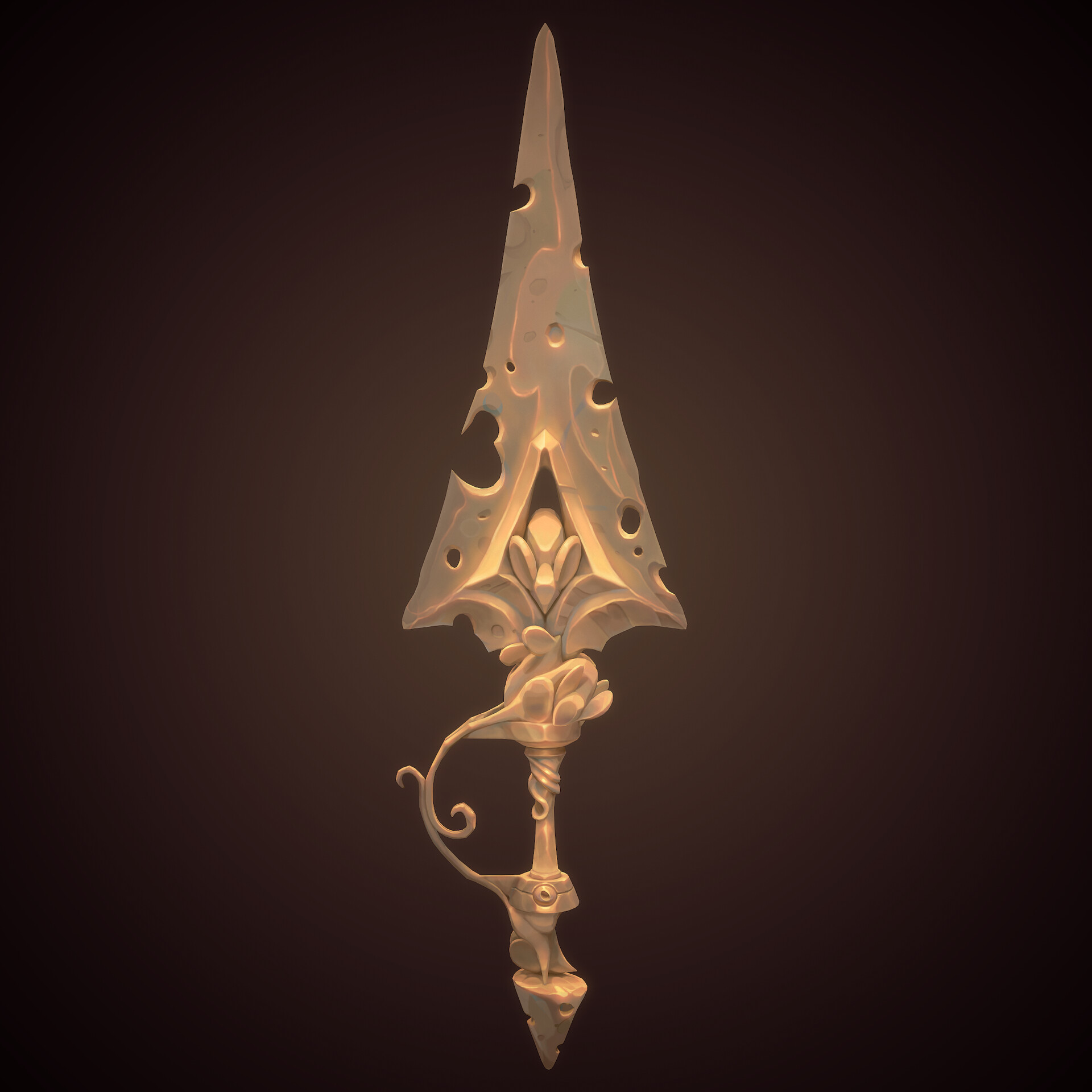 ArtStation - Emmental Sword - Handpainted Prop