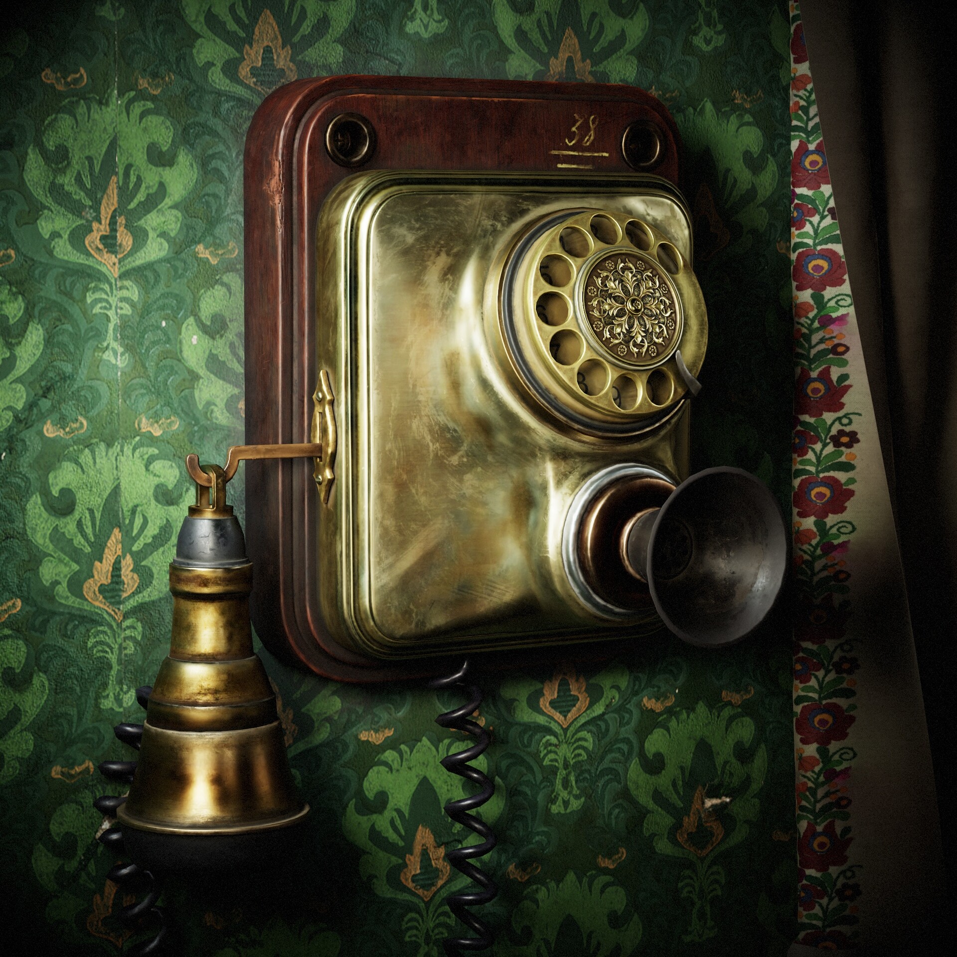 ArtStation - Antique Phone