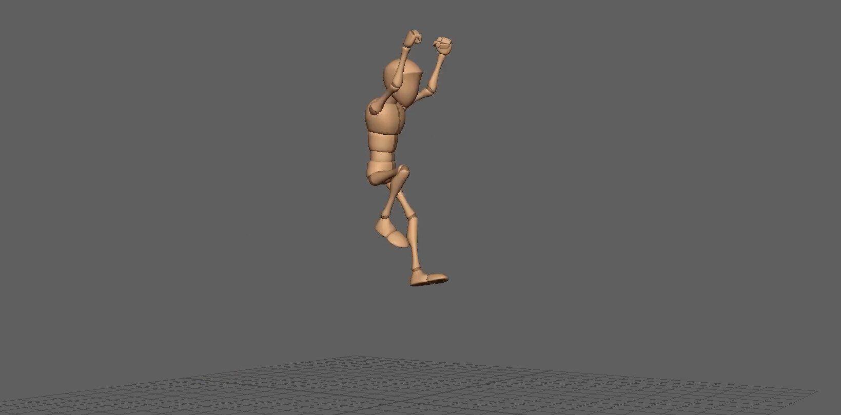 ArtStation - Regular Walk Cycle and Jump 3D Animation