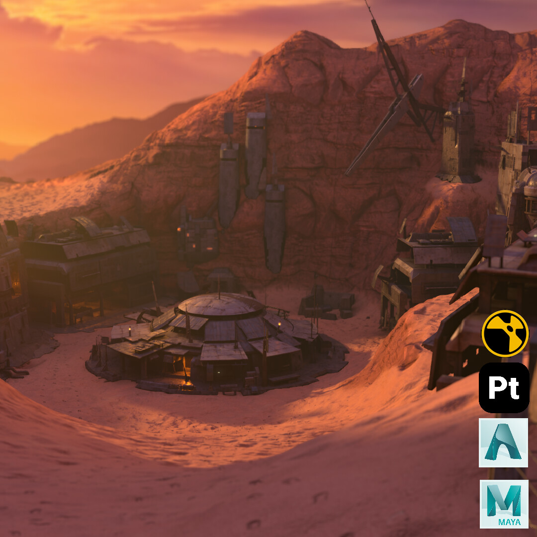 ArtStation - Comp project