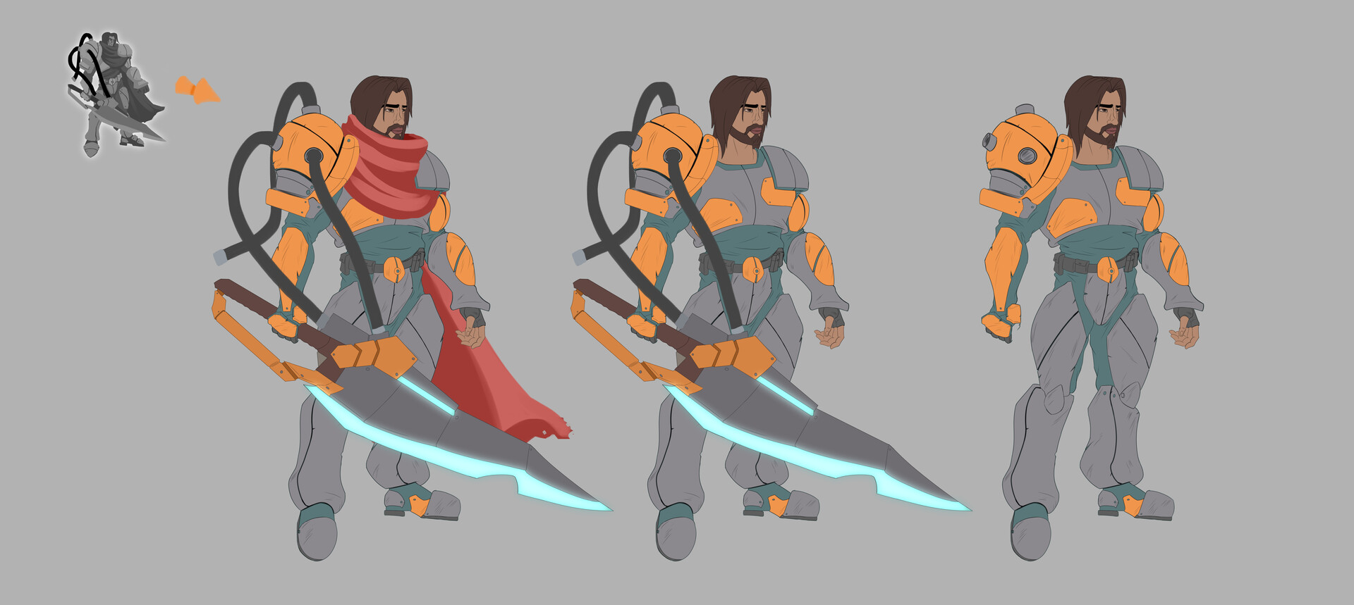 ArtStation - Junker Hero Concept WIP