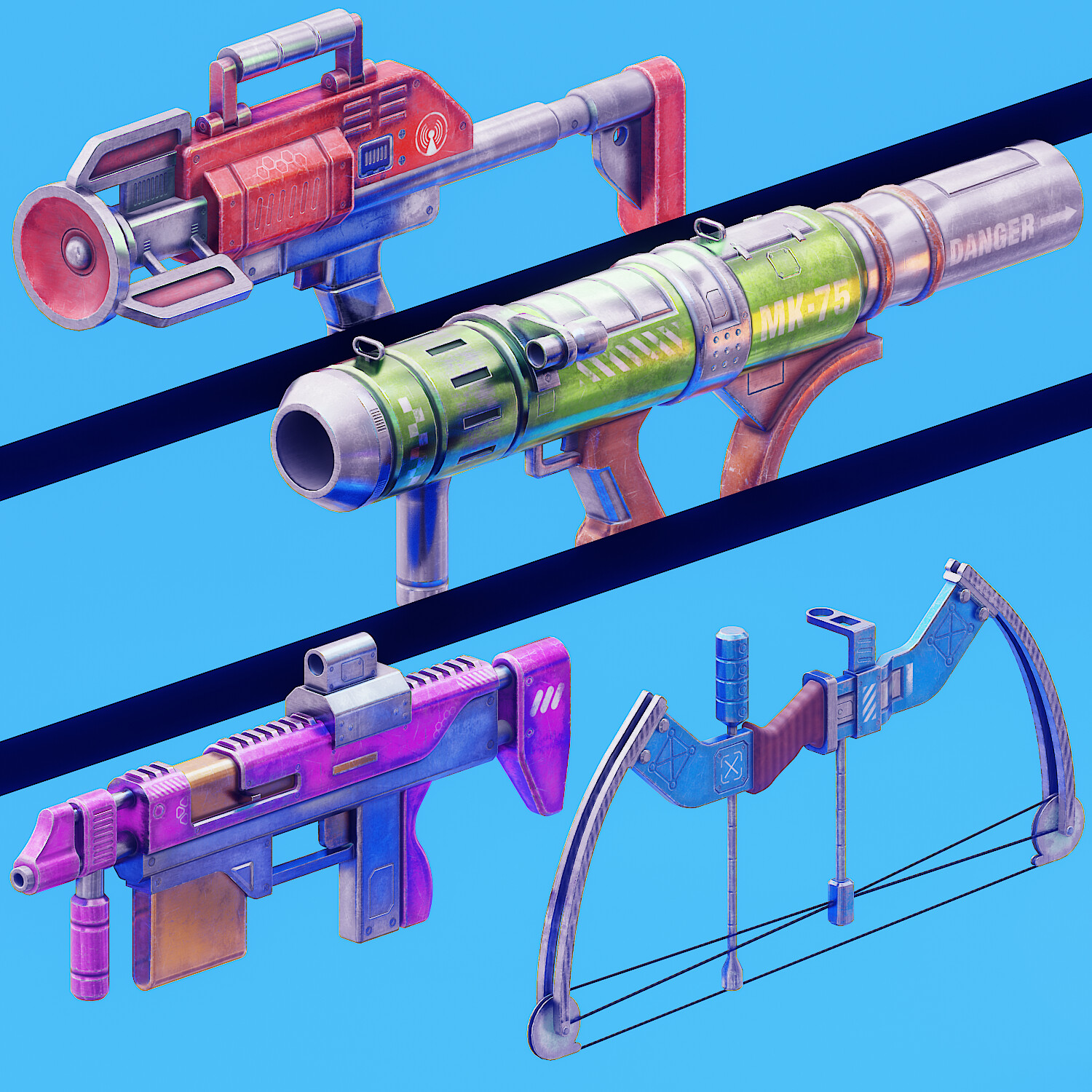 ArtStation - Compound VR Weapons Part 2 [Fan Art]