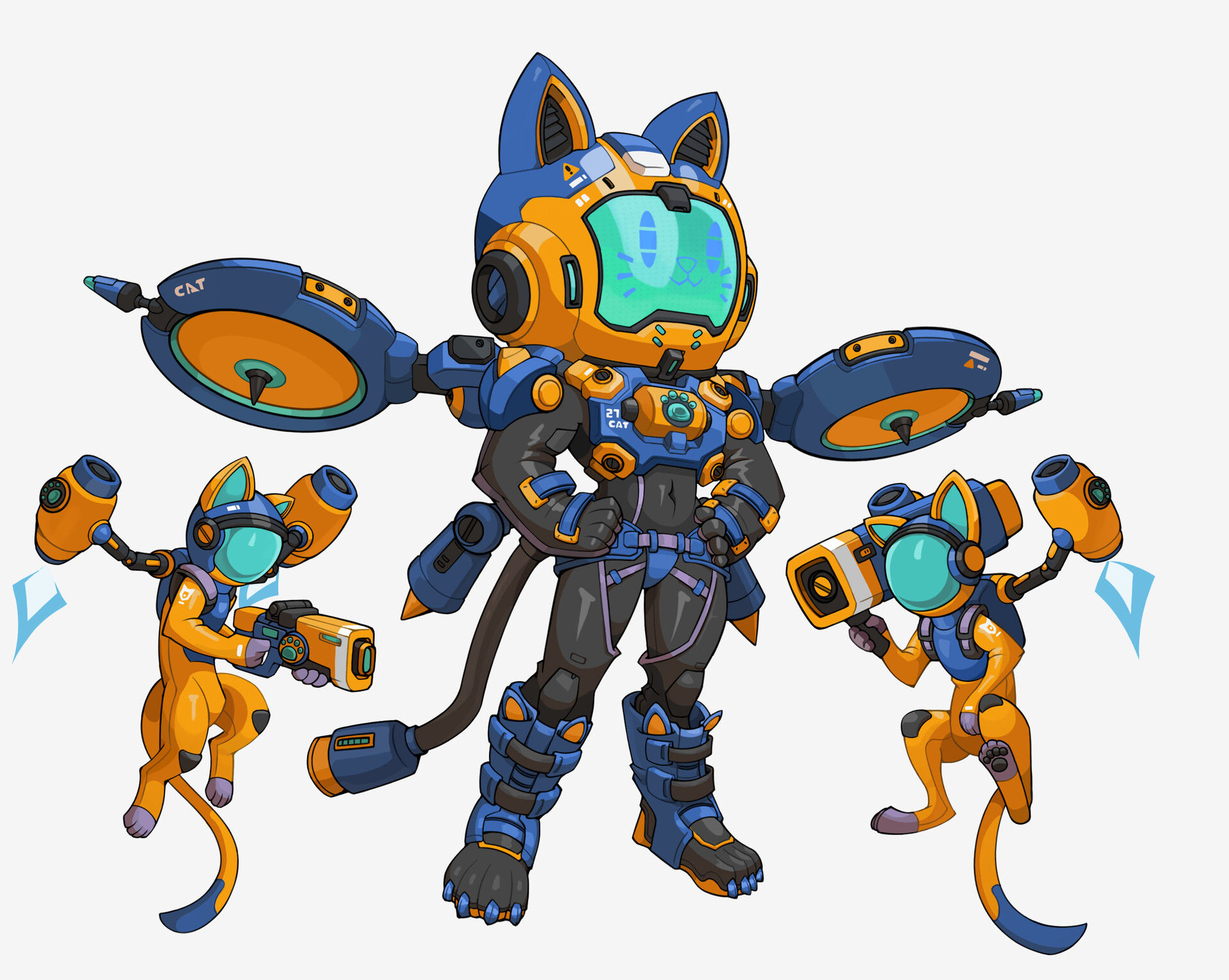 ArtStation - Flying Cat