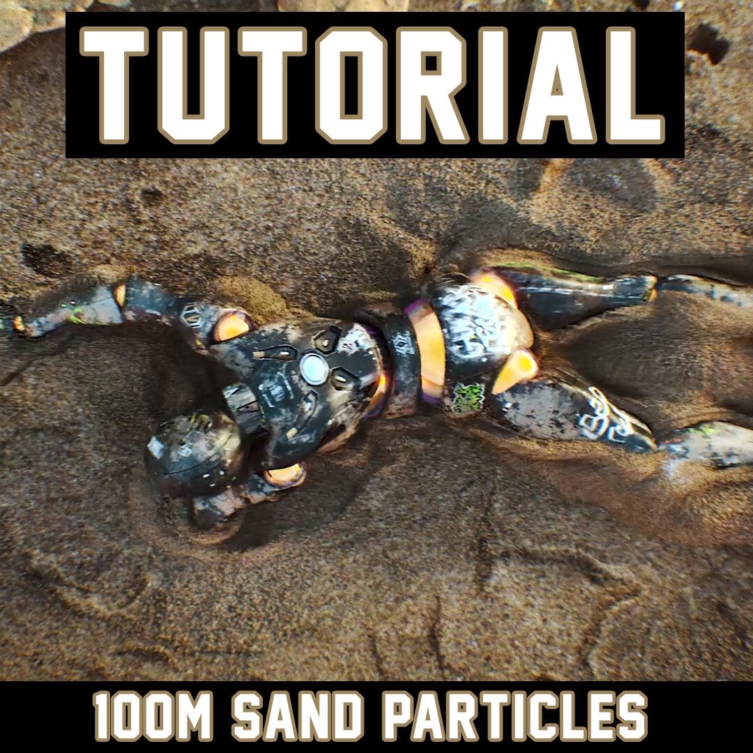 ArtStation - 100M Particles Sand Simulation