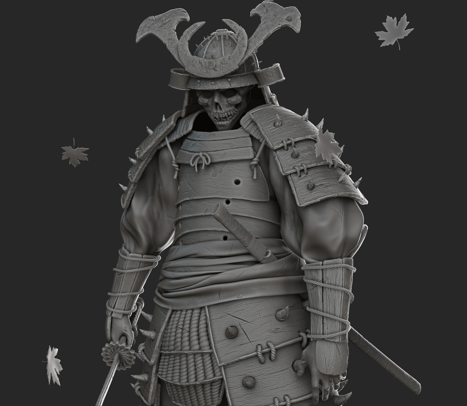 ArtStation - The dead samurai