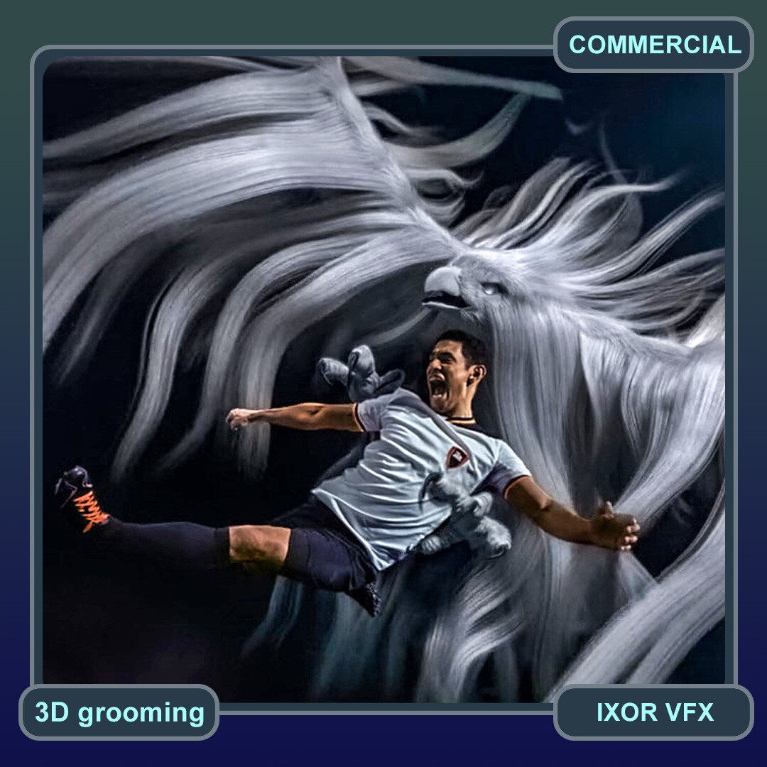 ArtStation - 3D Grooming for IXOR VFX | EAGLE