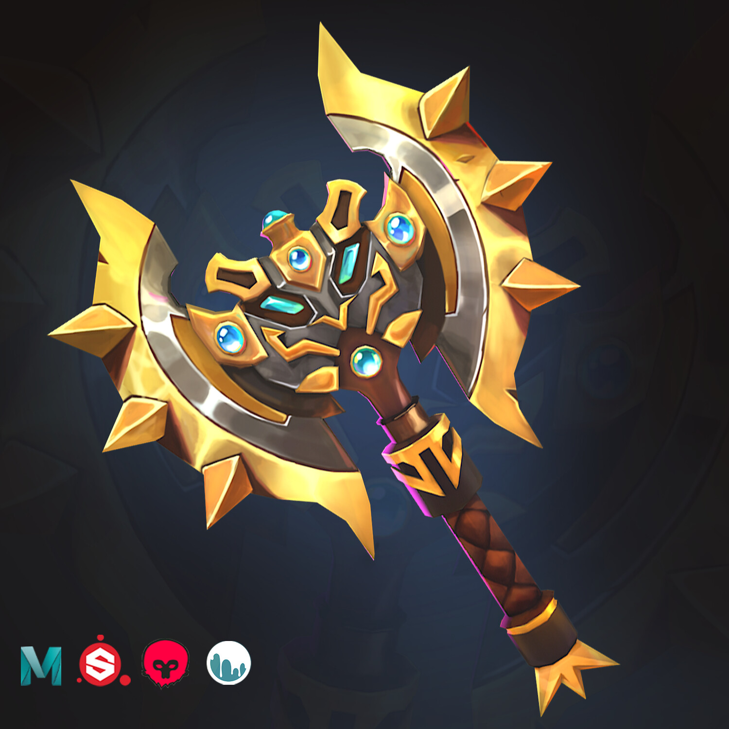 ArtStation - - Hand Painted Axe