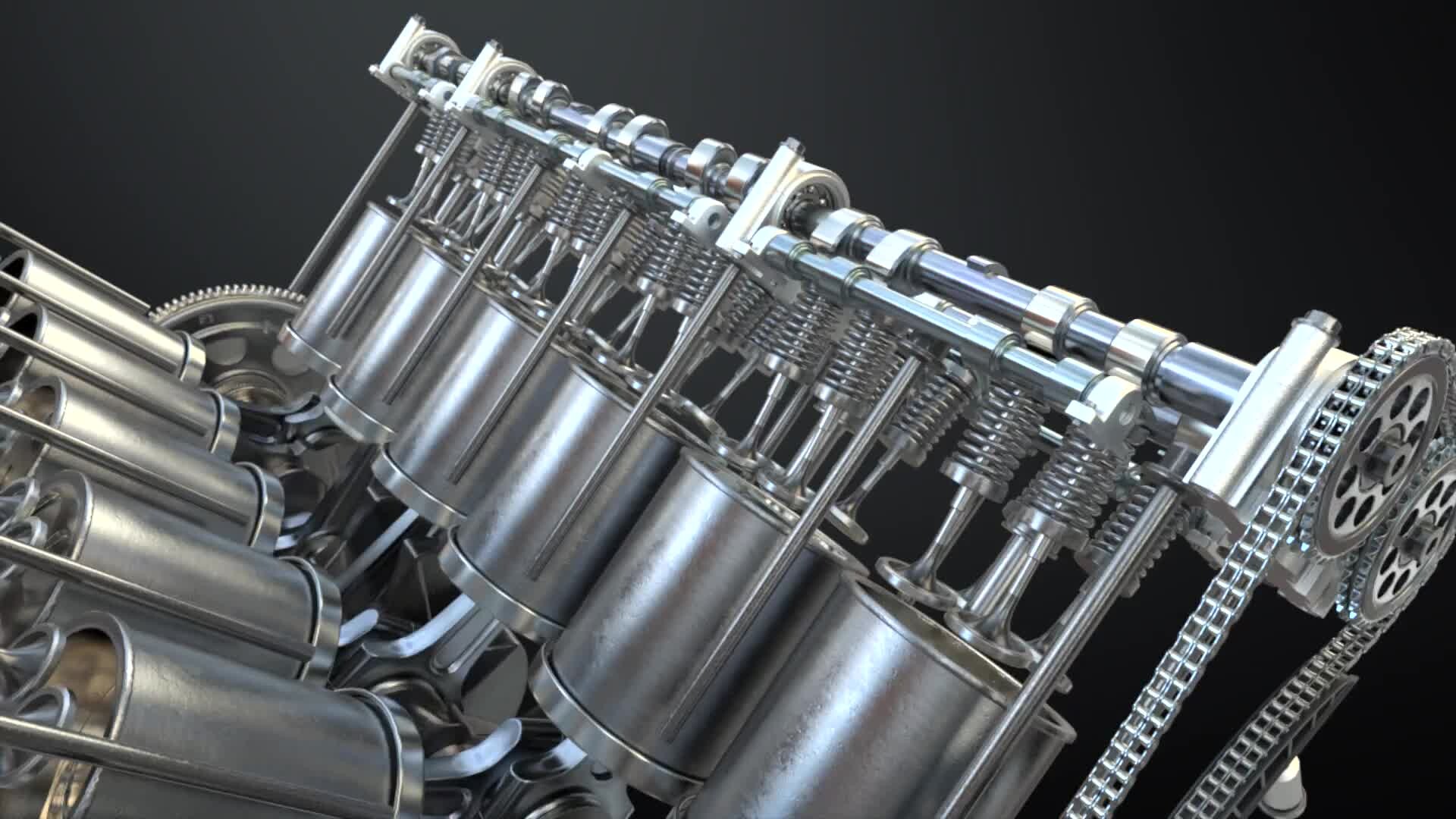 ArtStation - Engine Working Animated