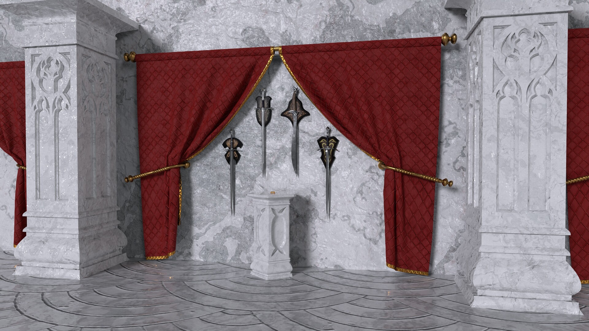 ArtStation - 3D Models of swords from "Lord of The Rings"