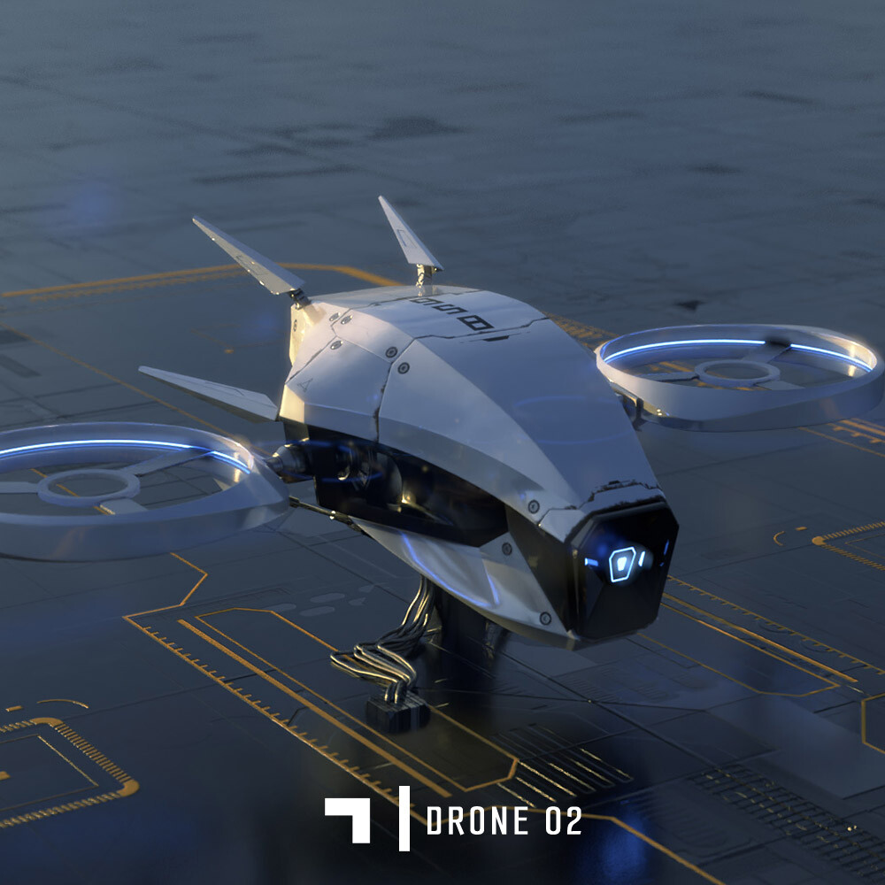 ArtStation - AlKass - Drone Design 02