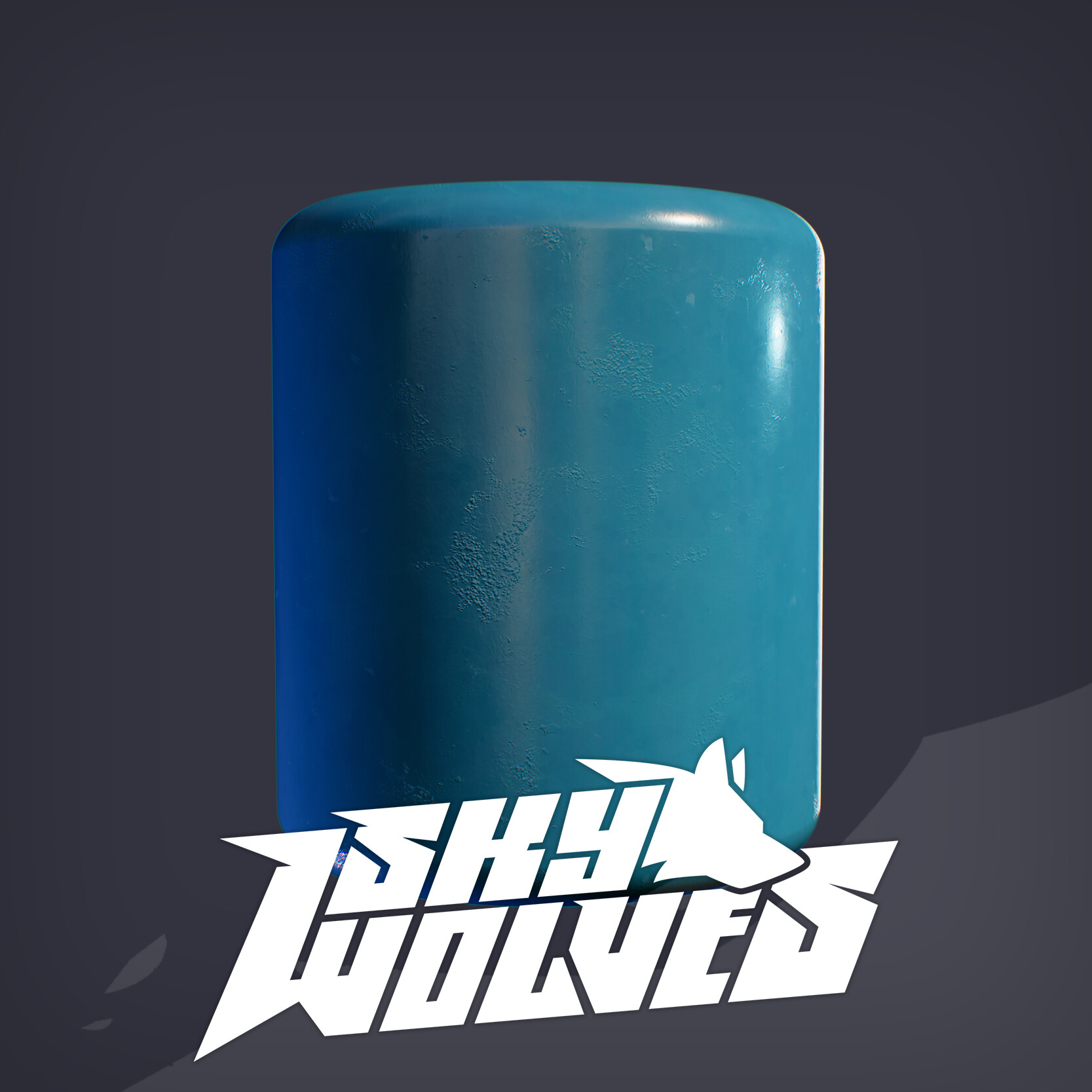 ArtStation - SkyWolves Demo - Paint Blue Wall