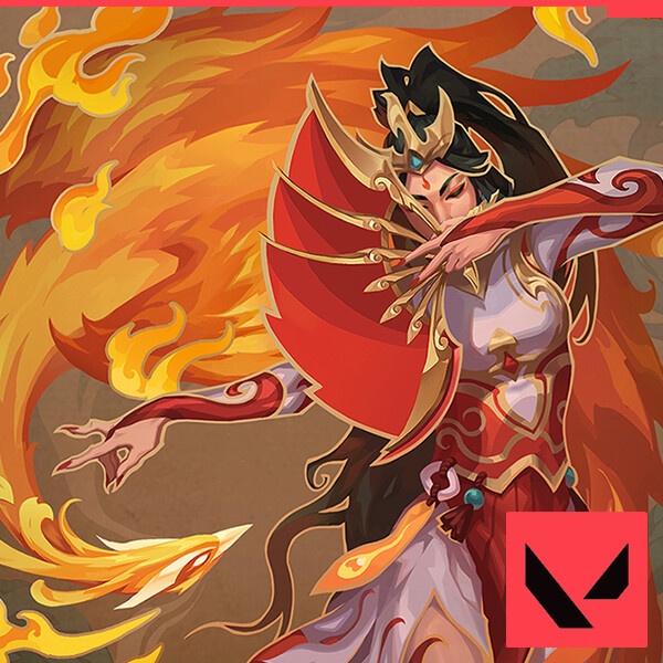 haoyuan li - Valorant Ignite Fan Skin