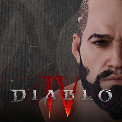 ArtStation - Diablo IV - Barbarian Male Face 1