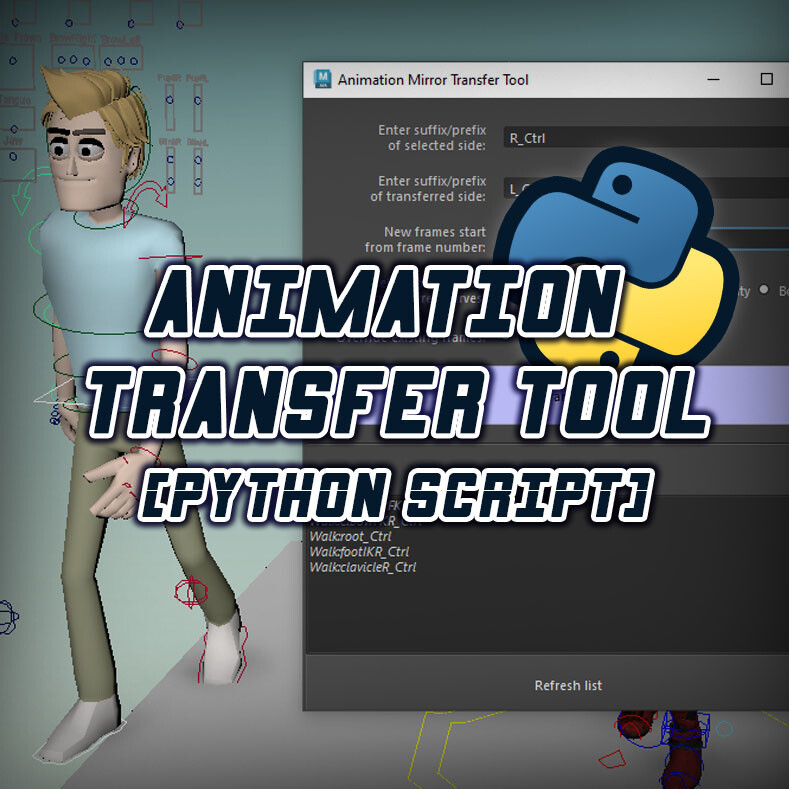 ArtStation - Animation Transfer Tool (Python)
