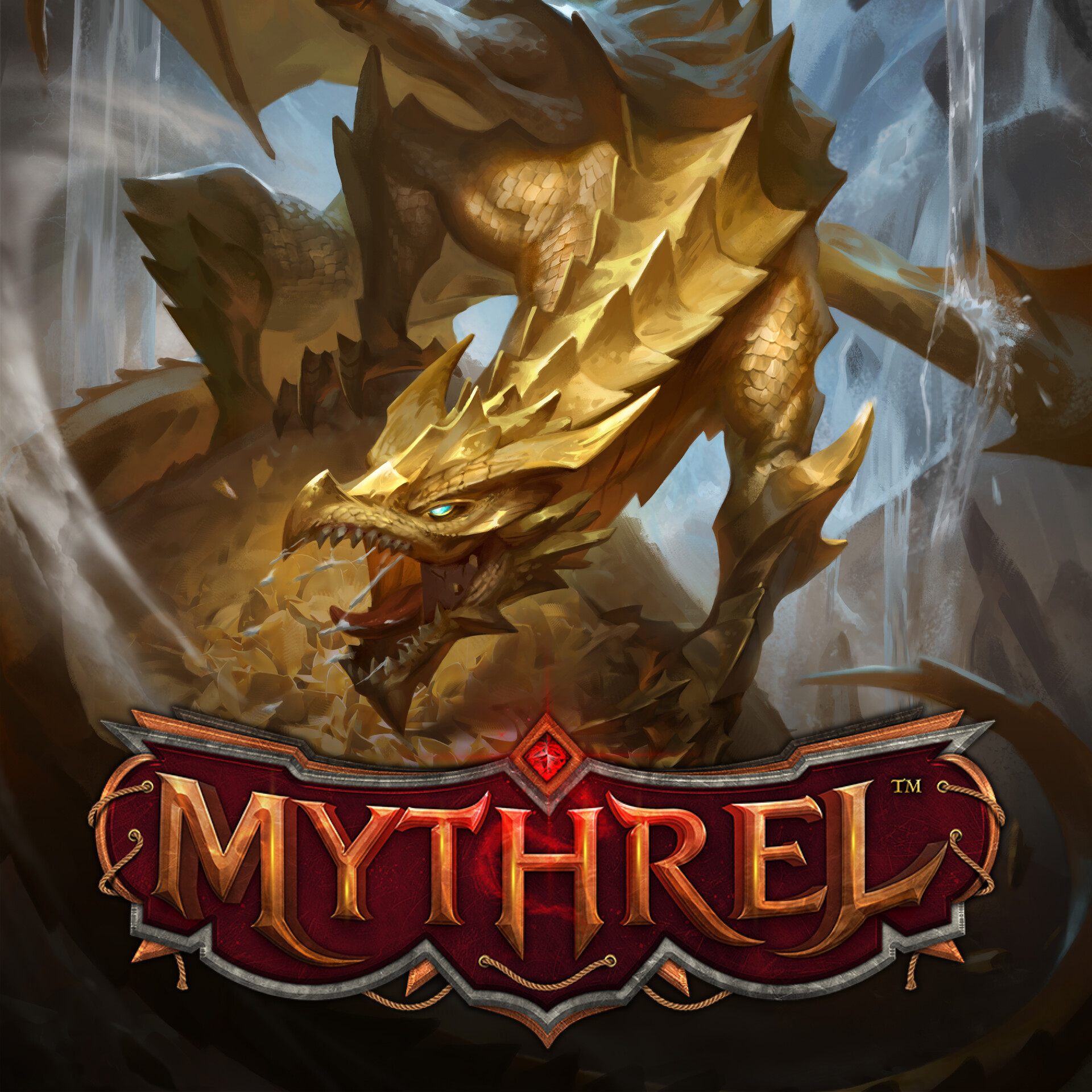 ArtStation - Gilded Dragon [Mythrel TCG]