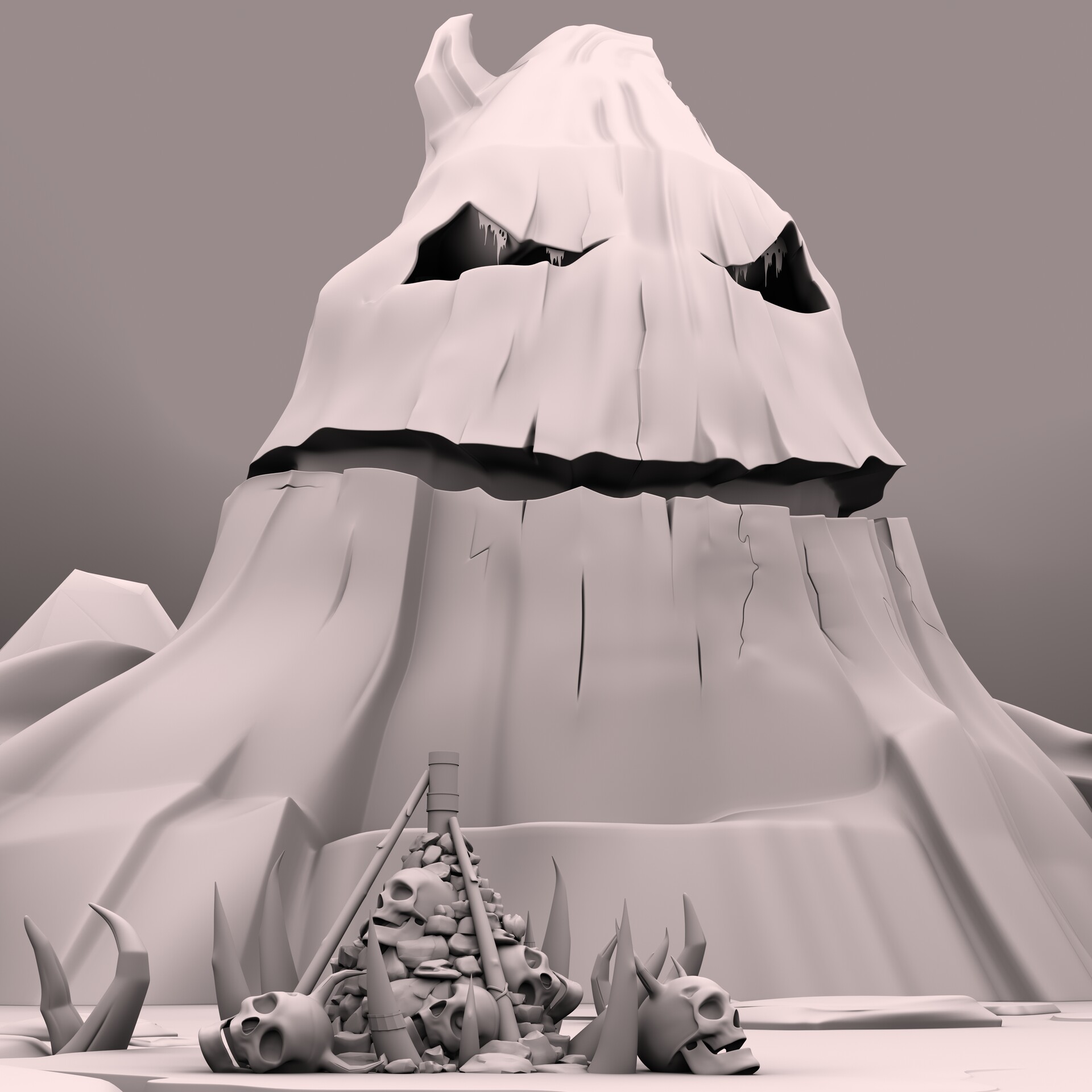 ArtStation - Spooky Mountain