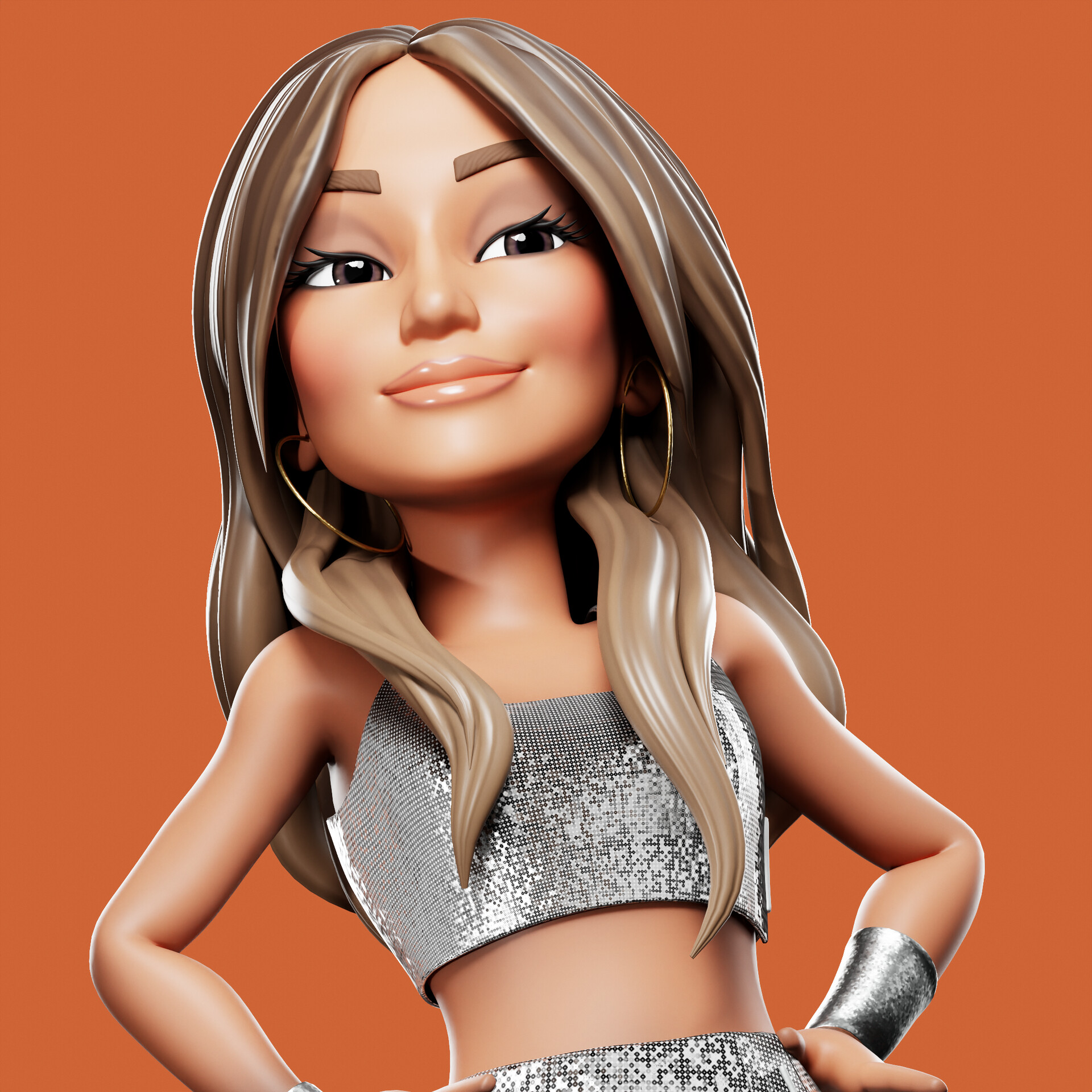 ArtStation - Custom Genie: Jennifer Lopez