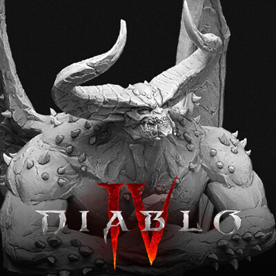 ArtStation - Diablo IV - Megademon Statue