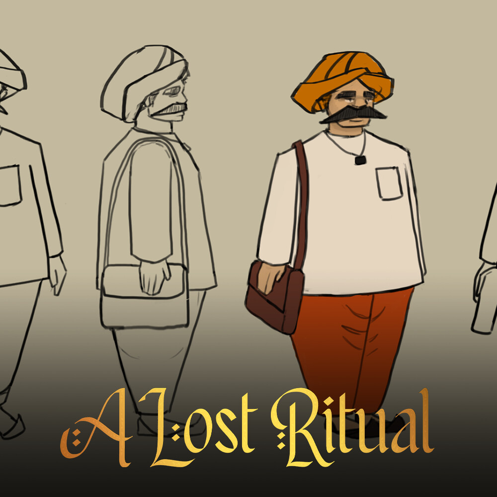 ArtStation - Character Design- A Lost Ritual