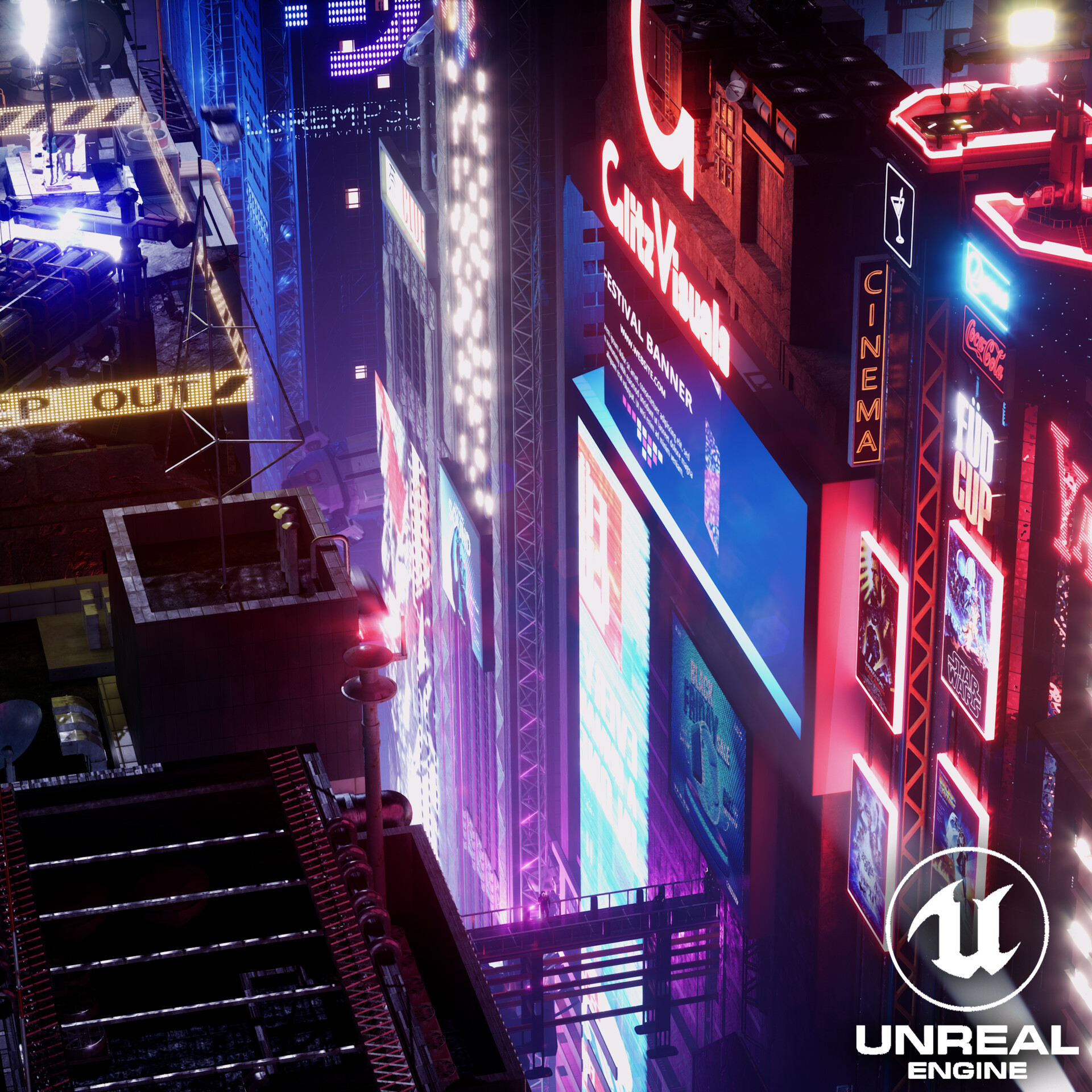 ArtStation - Future City: An SF Urban Landscape Crafted in UE5