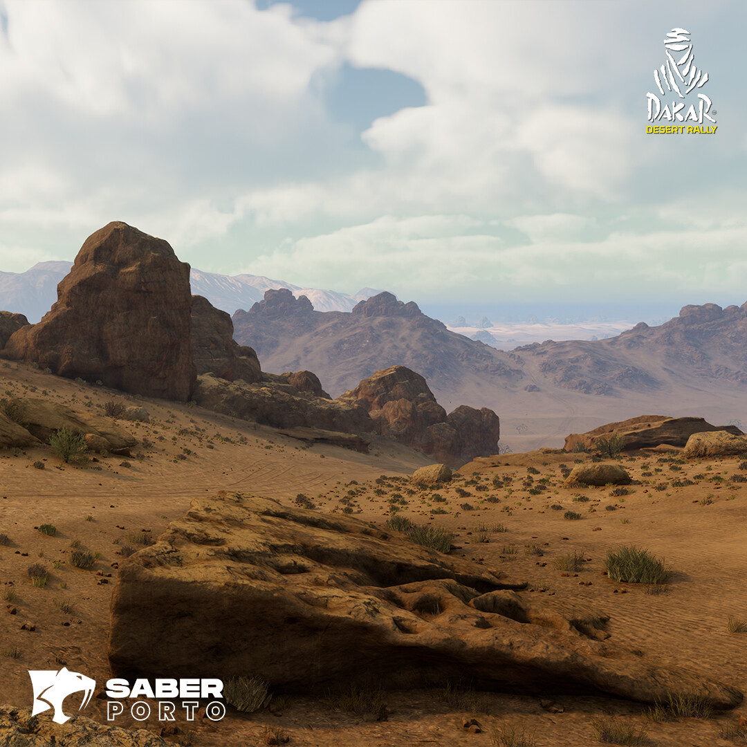 ArtStation - Dakar Desert Rally: Extended Map Part.2 [Environment Art]