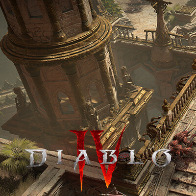 ArtStation - Diablo IV - Kehjistan - Caldeum City Rooftops