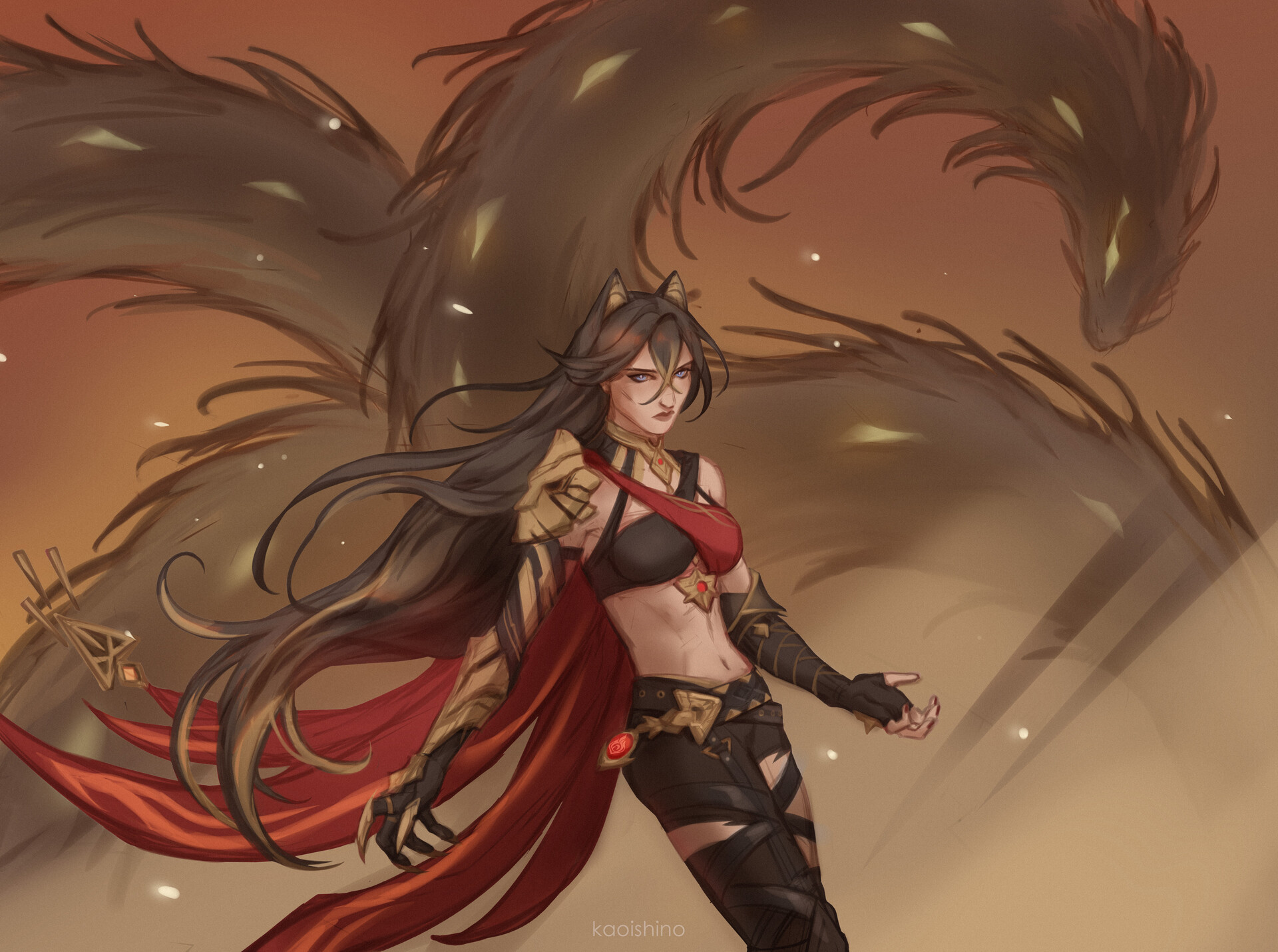 ArtStation - Dehya | GENSHIN IMPACT fanart