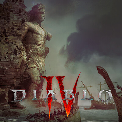 ArtStation - Scosglen Coastal Giant Statue