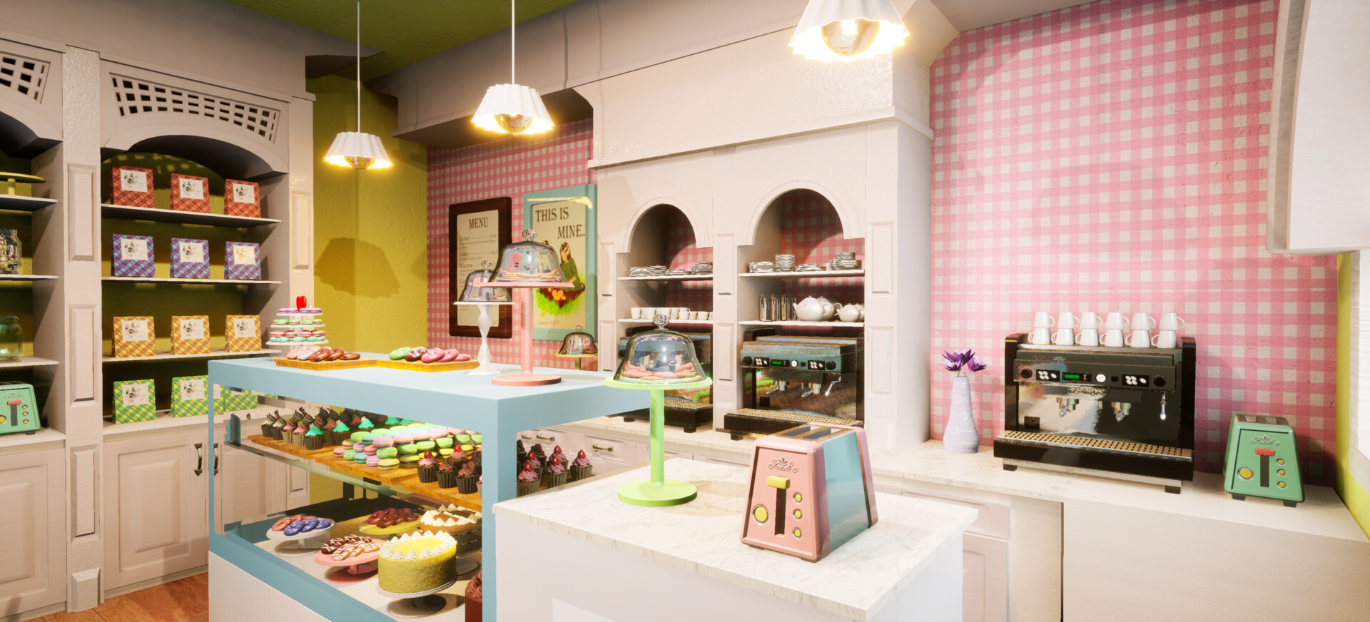ArtStation - A Warm Spring Bakery (UE4) (2019)