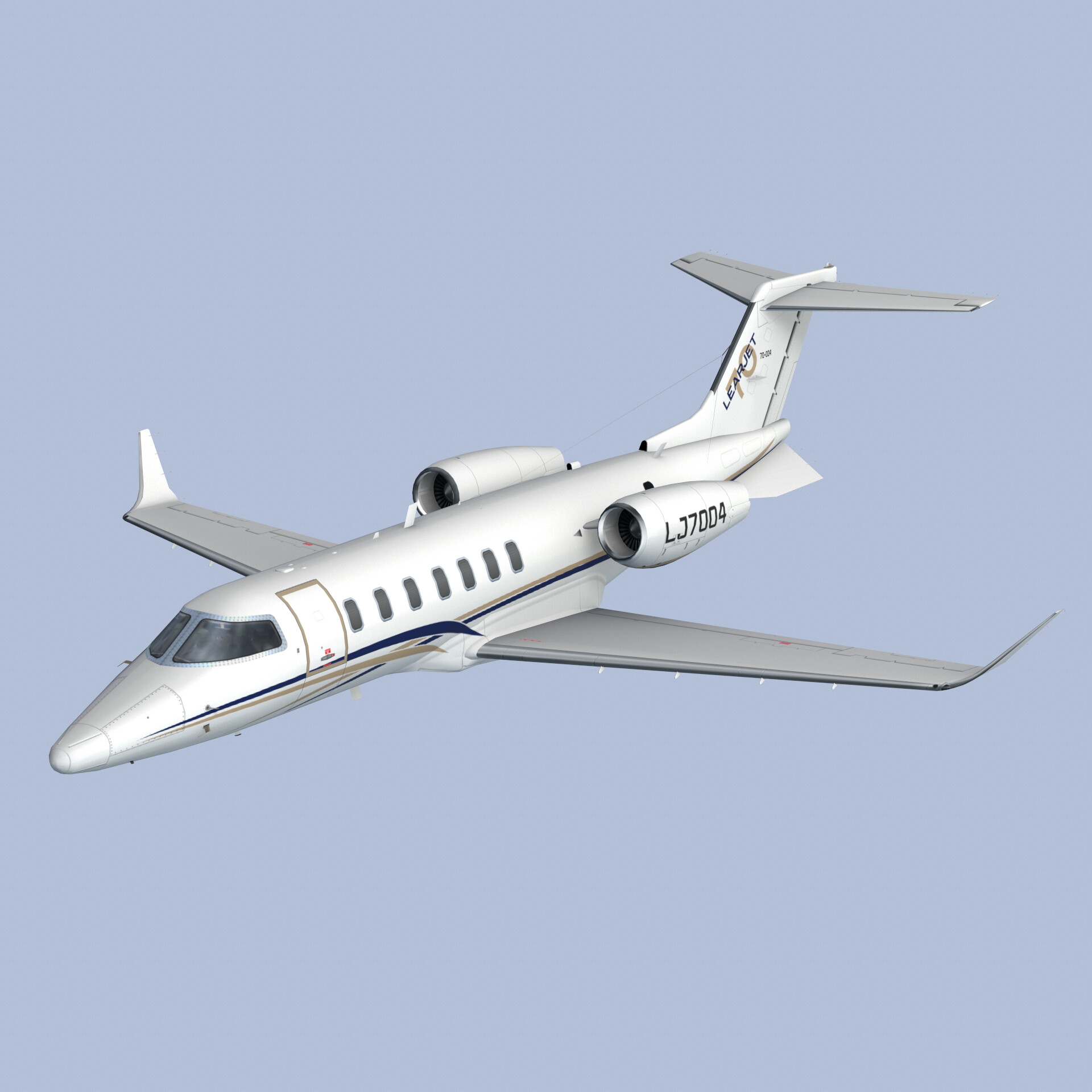 ArtStation - Bombardier Learjet 70