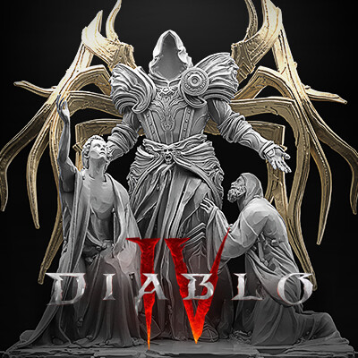 ArtStation - Diablo IV - Statue Work
