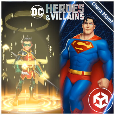 ArtStation - DC : Heroes & Vilains - Early Access - Characters Management