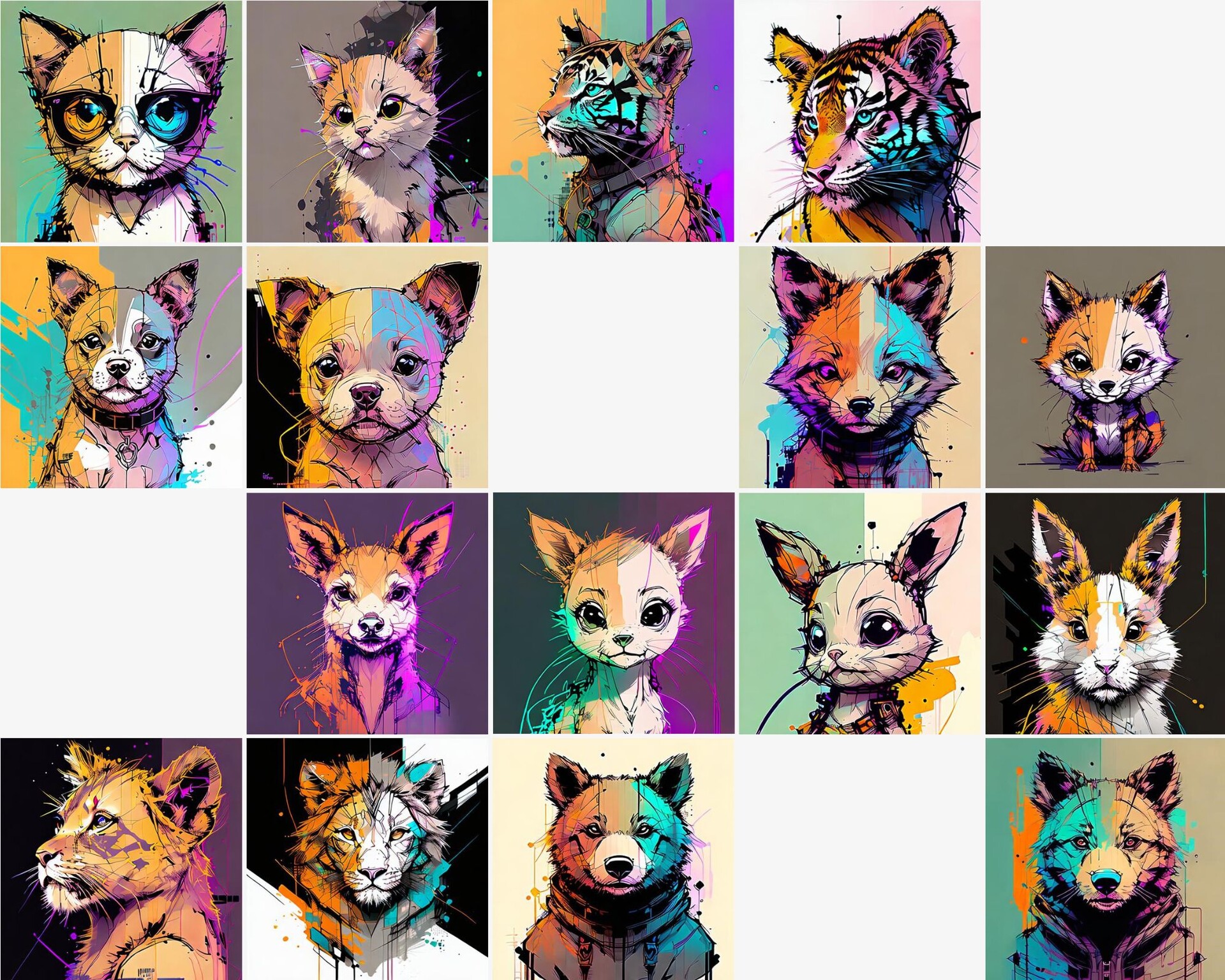 ArtStation - Animal Portraits [Abstract]