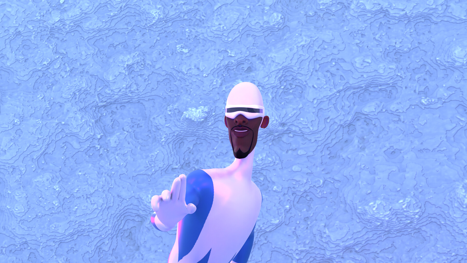 ArtStation - Frozone 3D Model - Fan Art