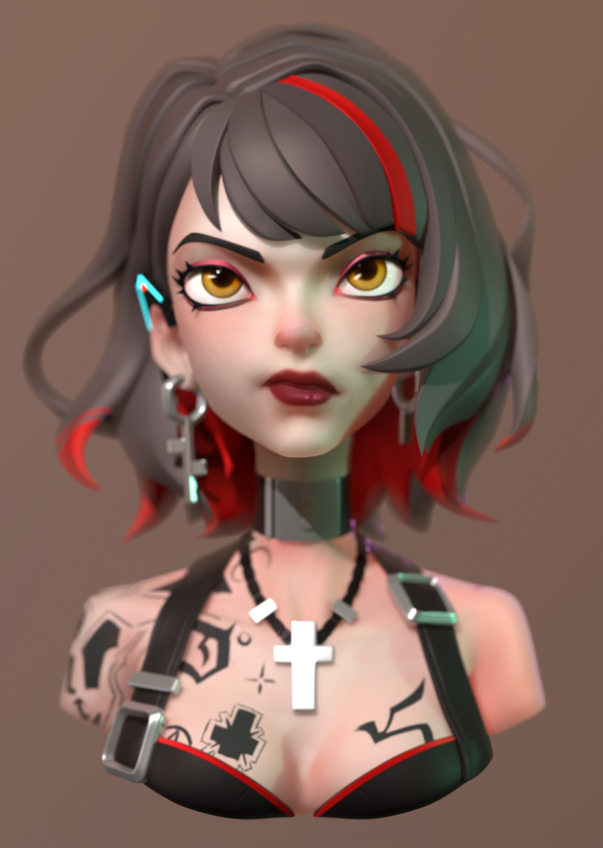 ArtStation - 纹身女孩