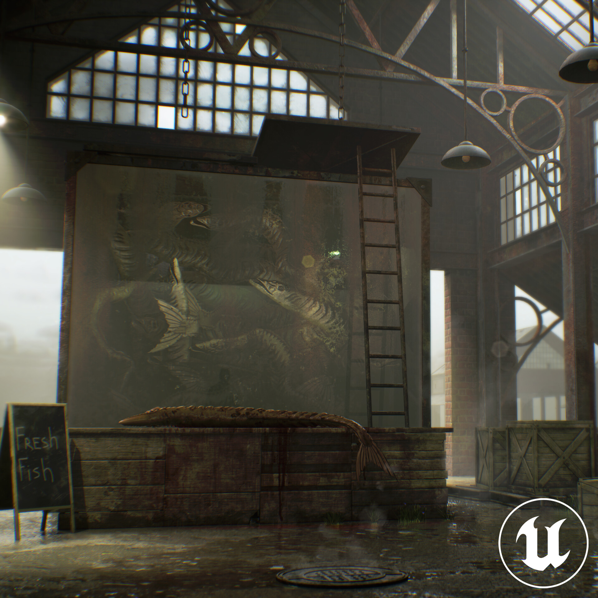 ArtStation - Sinking City Fish Market UE5