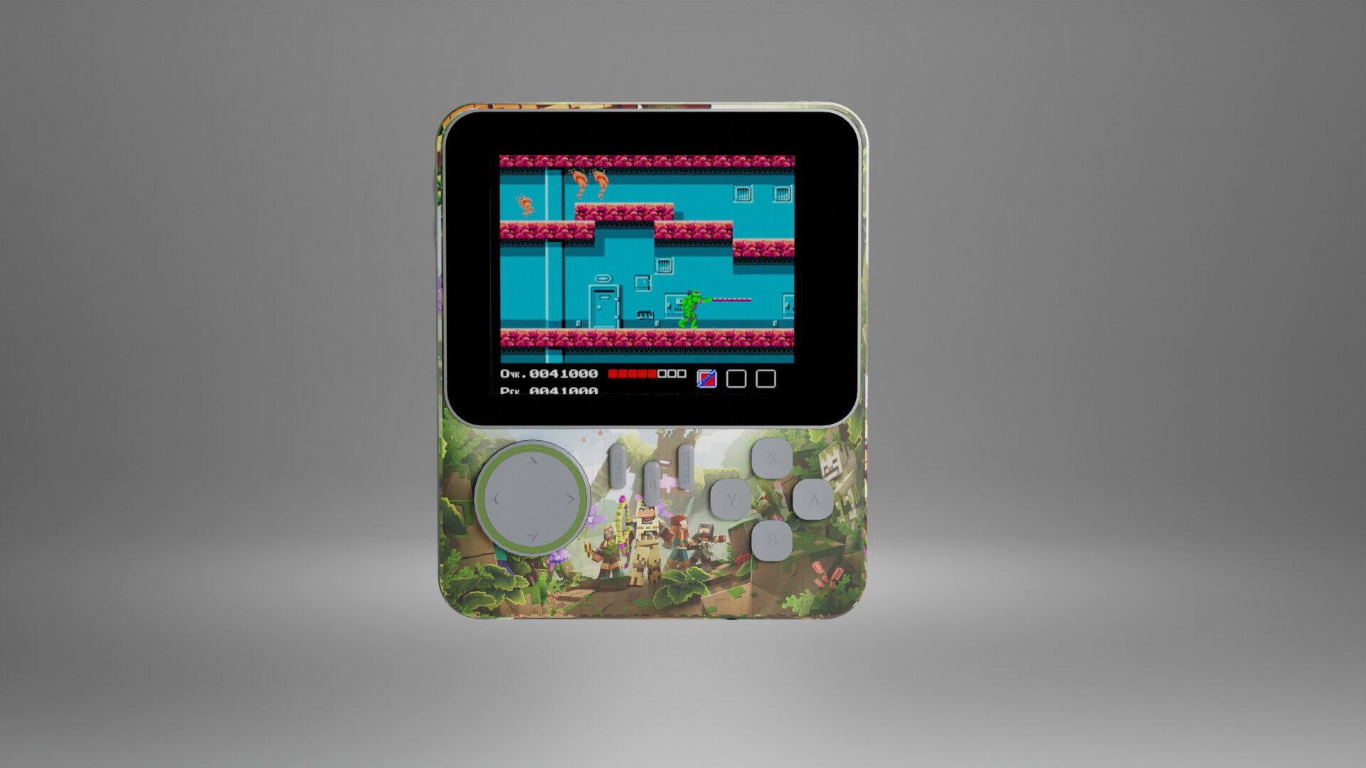 ArtStation - Portable game console Dendy