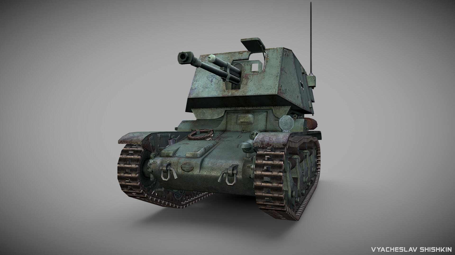 ArtStation - Panzerjager 35R for "World of Tanks" MMO