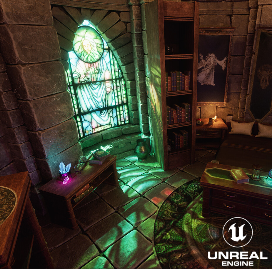 ArtStation - Arch Mage's Quarters Reimagined | TES IV: Oblivion | Fan ...