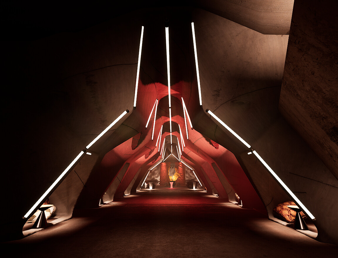 ArtStation - Le Messager- Virtual Production Set design and Direction