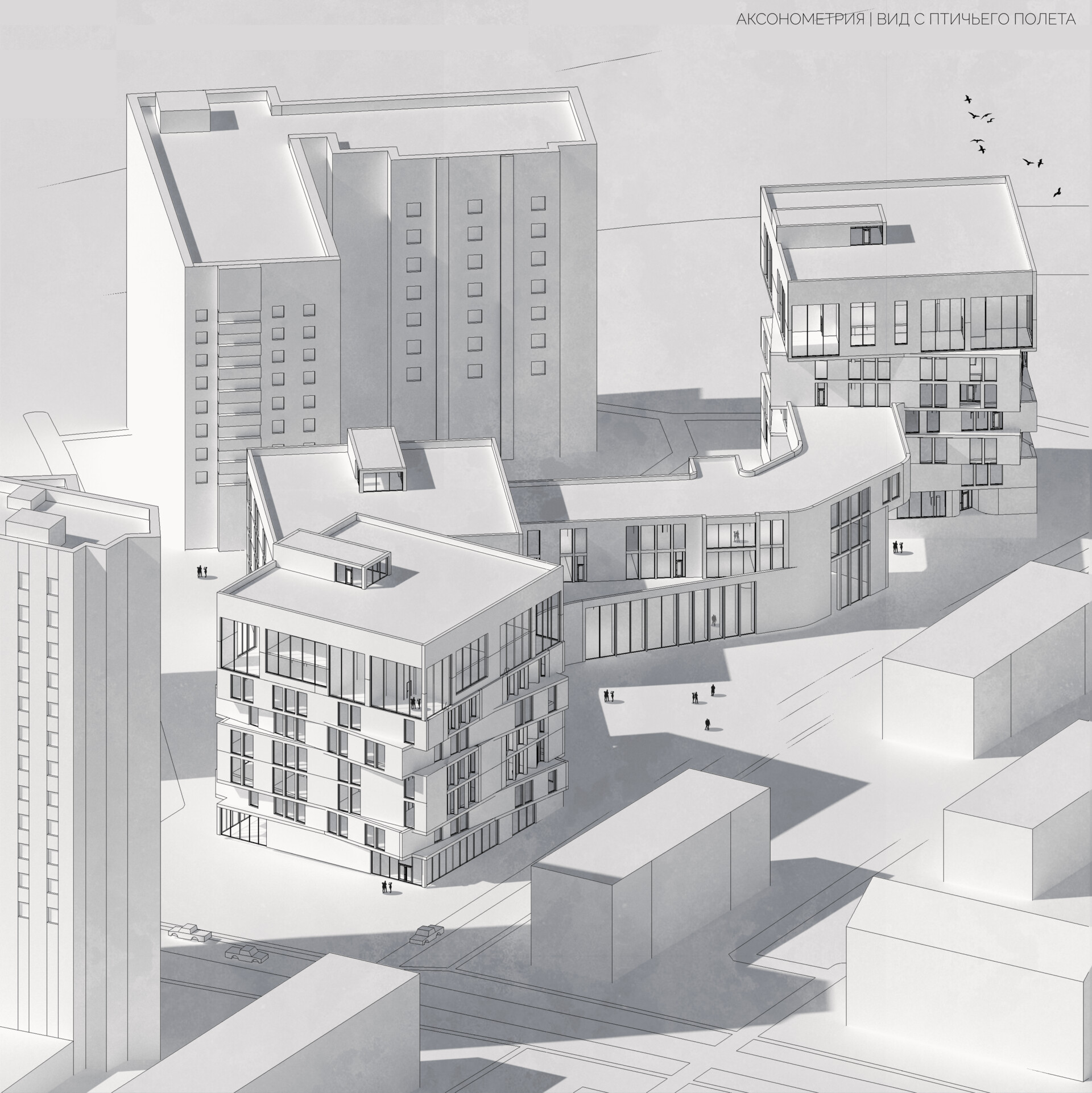 ArtStation - Residential multi - apartment structure "Urman"
