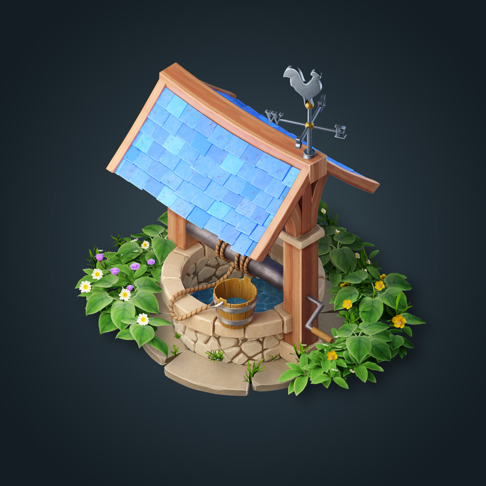 ArtStation - Isometric Well