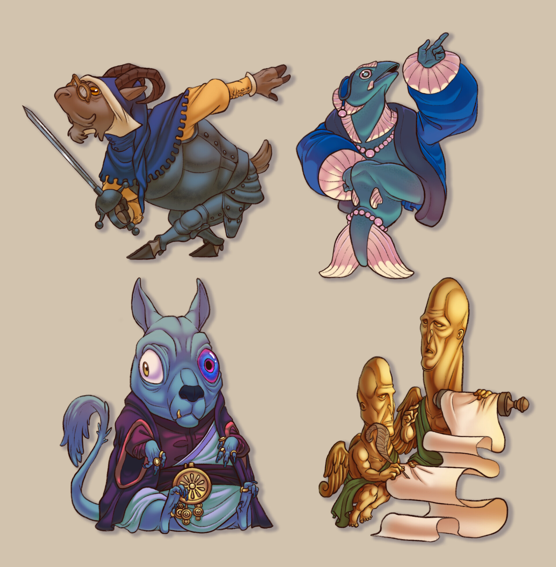 ArtStation - Medieval creatures