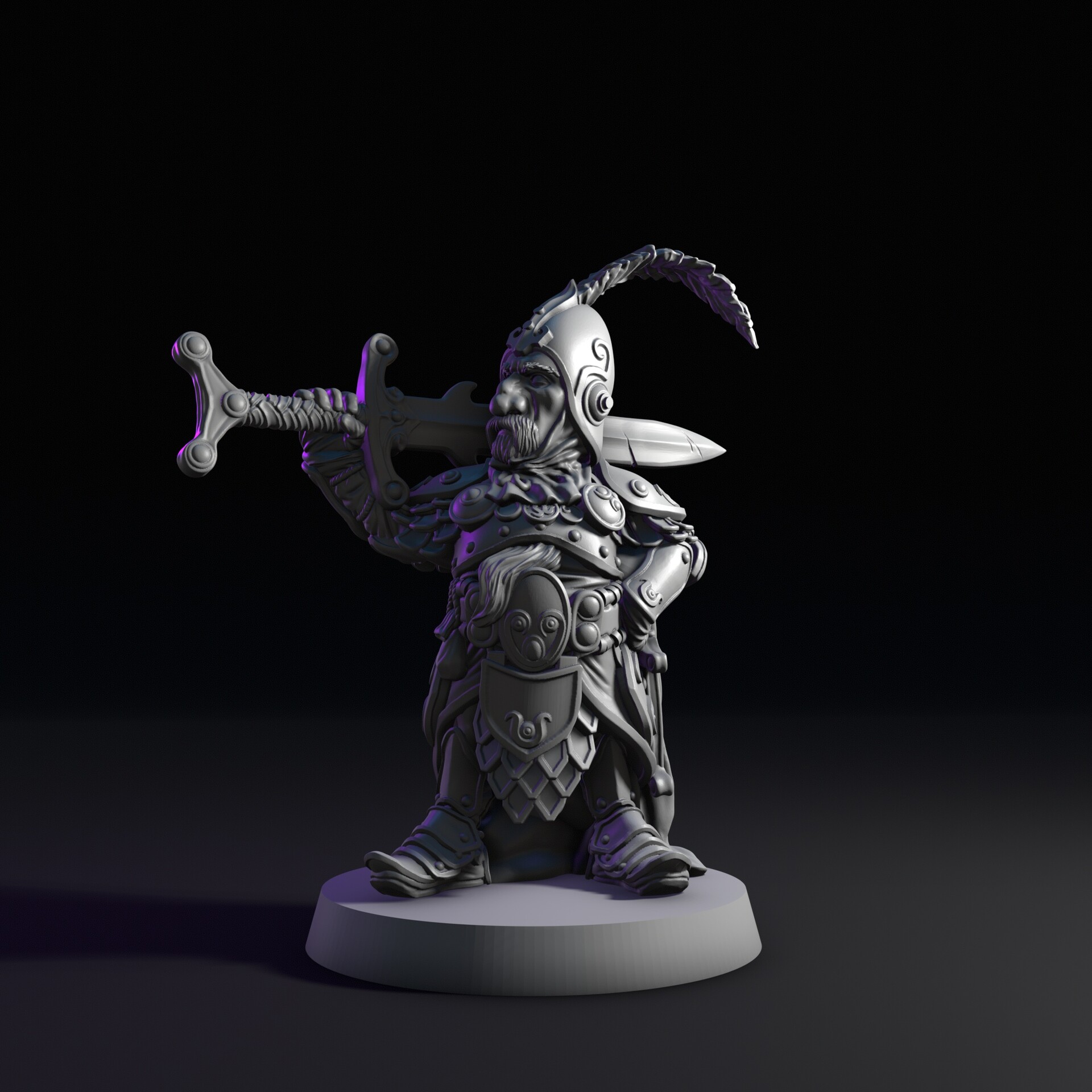 ArtStation - MORDRED . Dwarf Leader 2