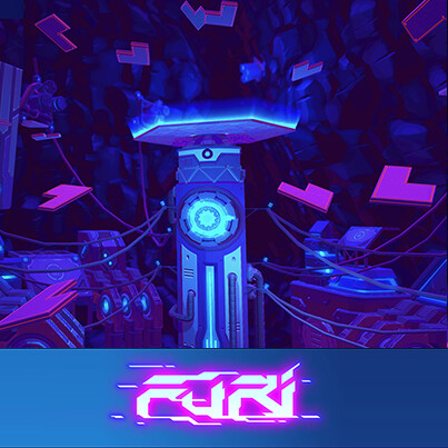 ArtStation - Boss Arena Environment for "The Flame" in Furi