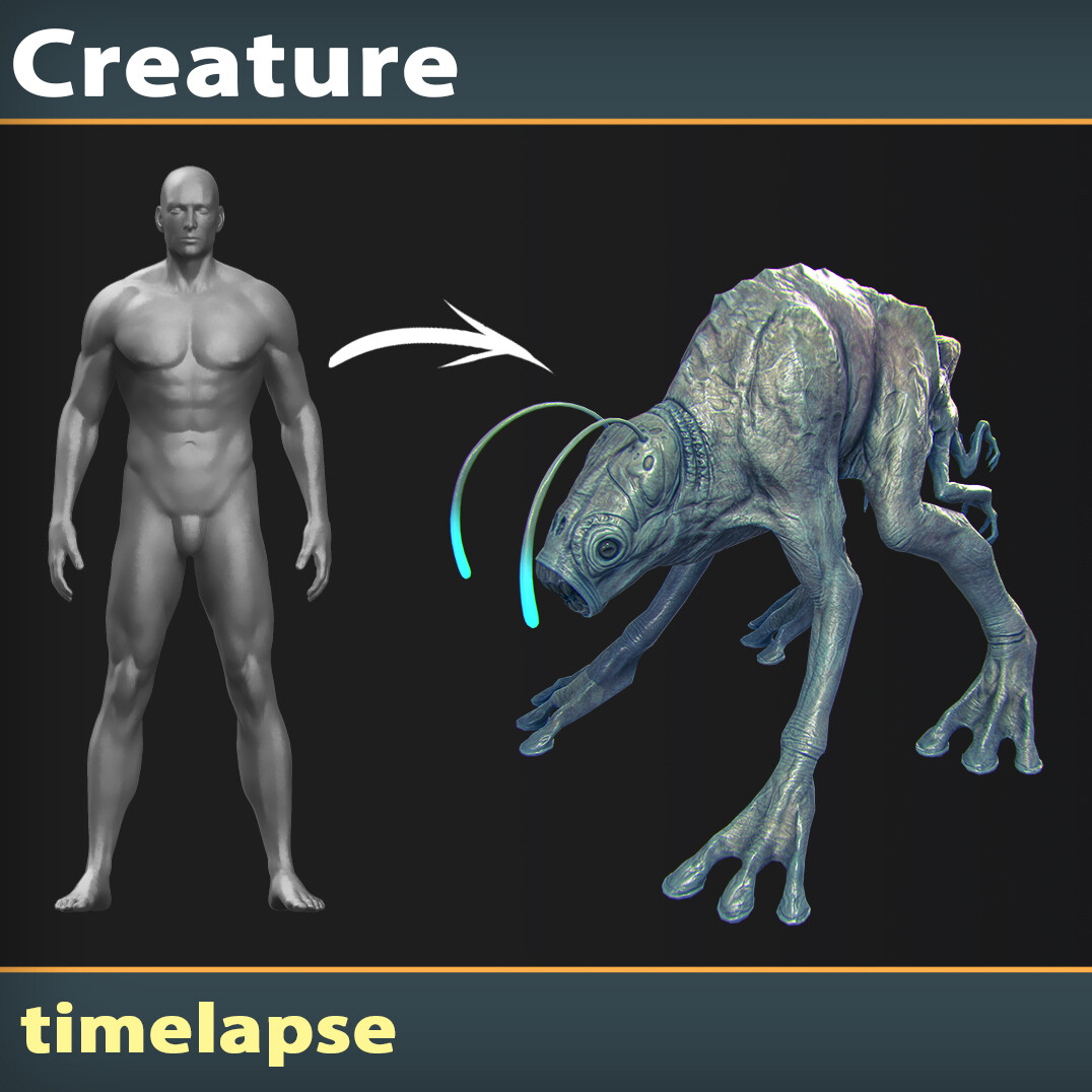 ArtStation - Creature | Timelapse